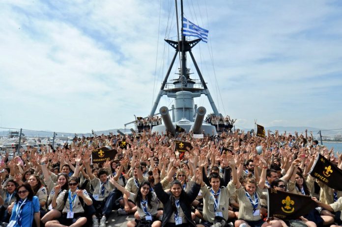 Modern Day Photos - Floating Naval Museum Battleship Georgios Averof
